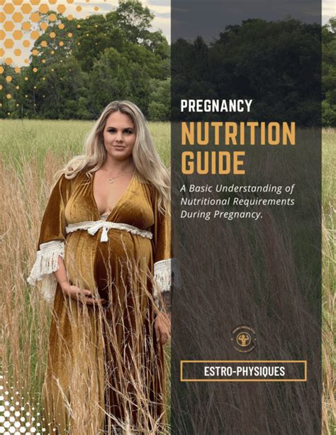 Pregnancy Nutrition Guide Estro Physiques
