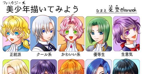 美少年描いてみよう 美少年を描いてみよう＋青年ver 來埜のイラスト Pixiv