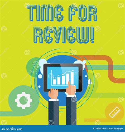 Word Writing Text Time For Review Business Concept For Formal Assessment Of Something With