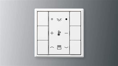 Knx F 50 Push Buttons Control Of Functions In The Knx System