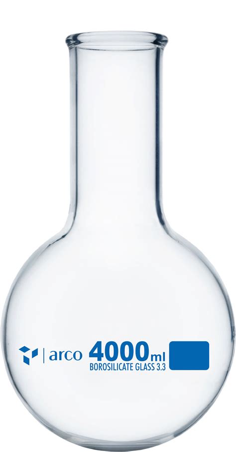 Flask Boiling Round Bottom Narrow Neck 4000ml Arihantlab