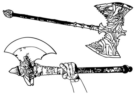 A Vectorized Collection Of Vikinginspired Axes War Axe Logo Executioner