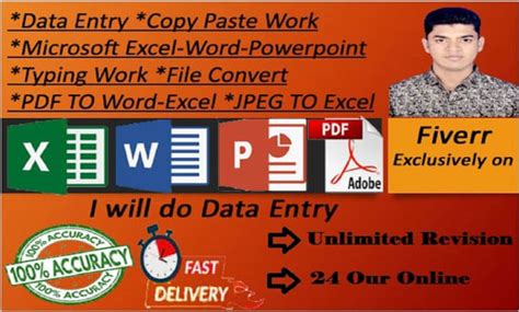 do fastest data entry data convert copy paste by shamim1 data fiverr