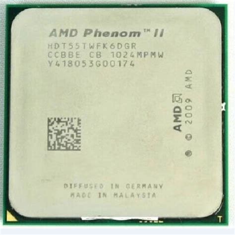 HDT55TWFK6DGR AMD Phenom II x6 1055T Hex Core 2.8GHz 6MB 95W Socket AM3 ...