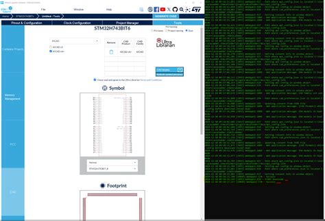 solved stm32cubemx cad export fails stmicroelectronics community