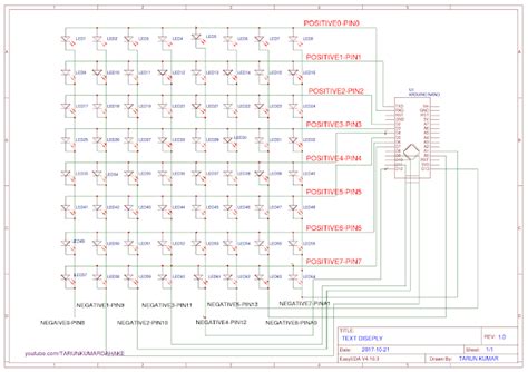 Arduino Tutorial By Manmohan Pal 8x8 Led Matrix Scrolling Text