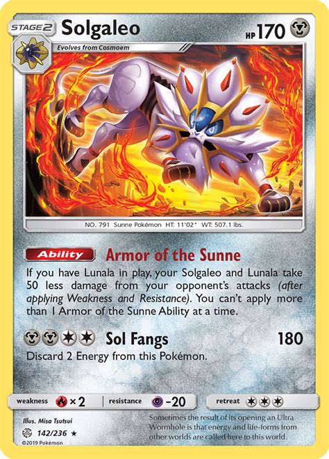 Solgaleo 142 Cosmic Eclipse Card List Pokemon Tcg Digitaltq