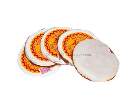 Aldama Obleas Cajeta Mini 20 Count Bulk Mexican Candy Carnival