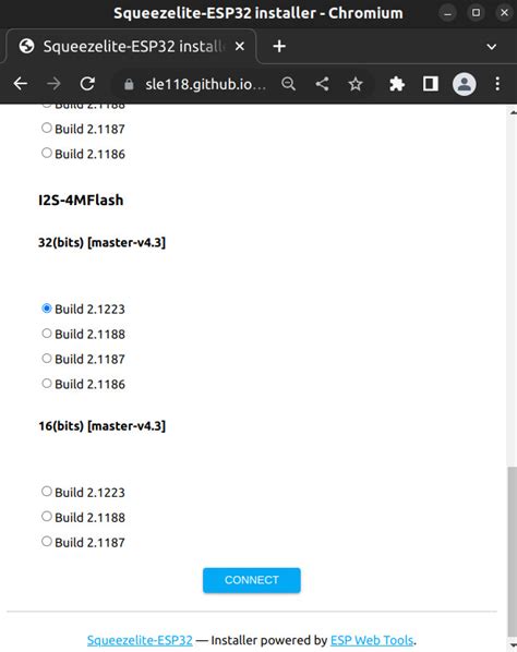 Flash Your ESP Based Player With The Latest Firmware Via Web Browser