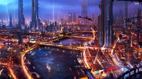Futuristic City Wallpaper 1920x1080 75 Images