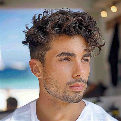 Short Haircuts For Thick Curly Hair Men