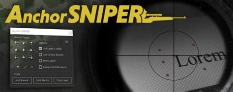 anchor sniper v1 0 script for after effect visualstorms