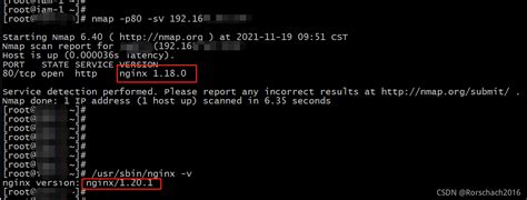 nmap检测版本号错误 server tokens off屏蔽nginx版本 server tokens off csdn博客