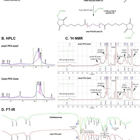 Synthesis And Characterization Of Pep PEG Pep Conjugates A Schematic Download Scientific