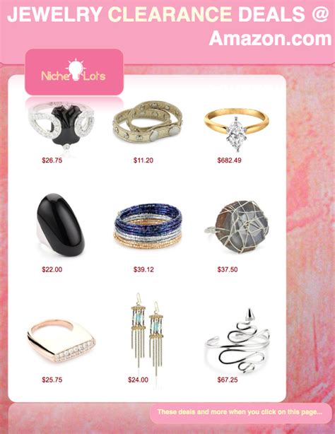 Amazon Jewelry Clearance Sales