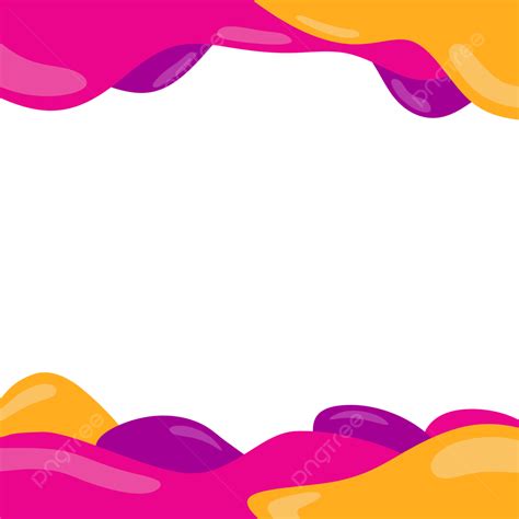 Frame Liquid Abstaction Abstract Shape Vector Liquid Shape Vector