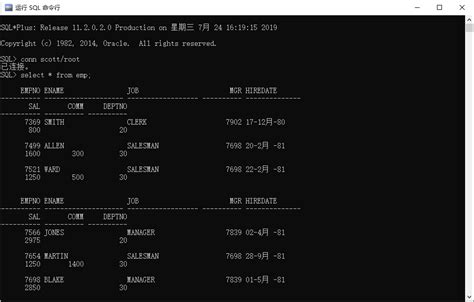 Oracle Database Xe 11gr2 Sql 命令行的显示调整 Csdn博客
