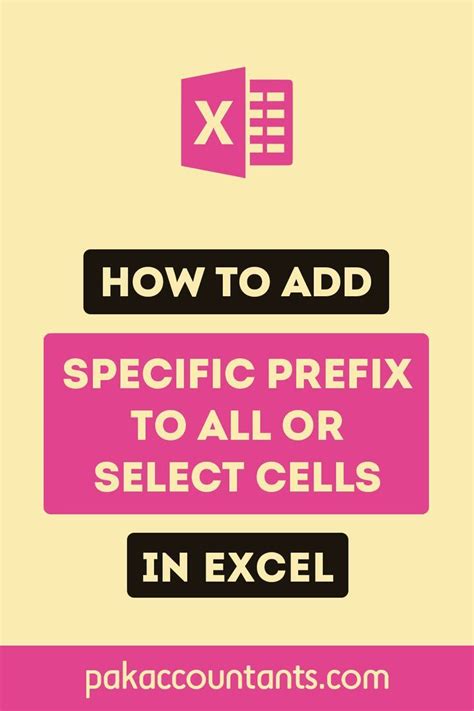 add prefix to cells in excel 3 easy methods