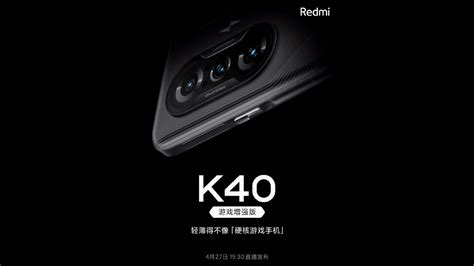 Redmi K40 Gaming Phone To Be Unveiled On April 27 TechRadar