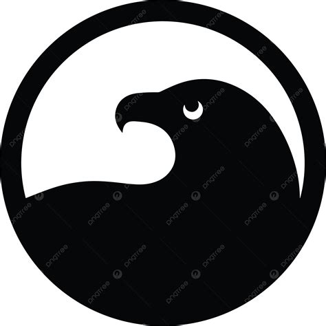 Eagle Head Silhouette Vector Eagle Silhouette Logo Png And Vector