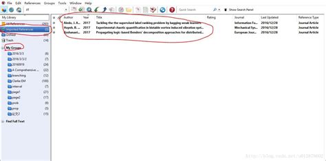 endnote 基本使用教程 csdn博客