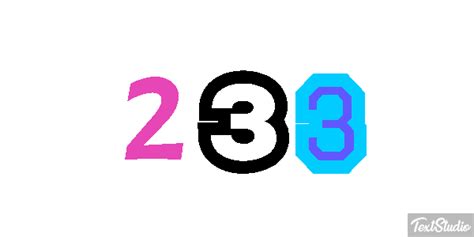 233 Number Animated  Logo Designs