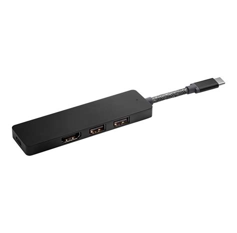 HP Envy USB-C Hub USB hub - 4 ports - Sort | Billig