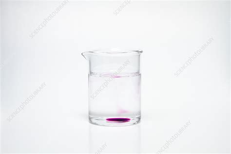 Diffusion Of Potassium Permanganate Stock Image C017 4052 Science Photo Library