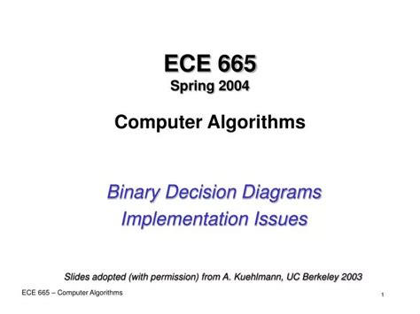 Ppt Ece 665 Spring 2004 Computer Algorithms Powerpoint Presentation