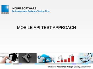 Mobile Api Test Approach PPT