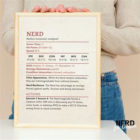 Dnd Posters Nerd Stat Block Dnd Player T Dungeon Master Ideas Dnd
