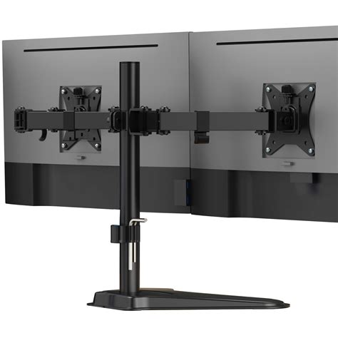 Mount It Dual Monitor Stand For Desk Free Standing Monitor Stands For Screens Up To Lbs