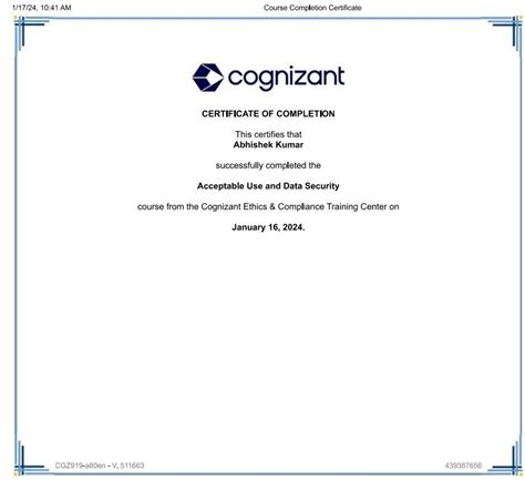 Abhishek Kumar On Linkedin Hi Connection I Have Completed My New Certification Course