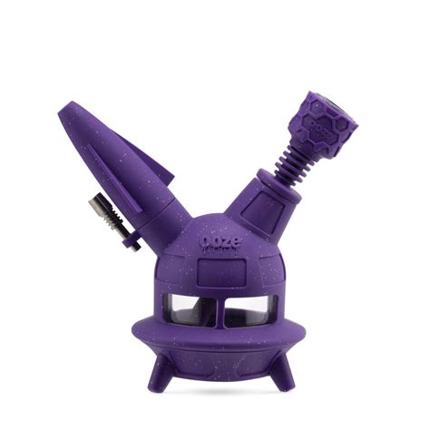 Ooze Ufo Silicone Bong And Dab Rig Shimmer Purple Oozelife