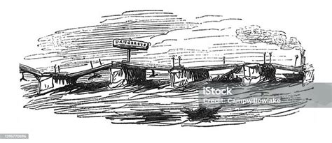 영국 풍자 만화 캐리커처 일러스트 웨스트 민스터 다리의 쇠퇴와 가을 교량에 대한 스톡 벡터 아트 및 기타 이미지 교량 새긴 이미지 판화 제작물 Istock