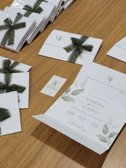 Best 12 50 Convites Casamento Folhagens Verde Casamento Convites De Casamento Avorio