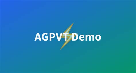 AGPVT Demo A Hugging Face Space By Gepeixuan