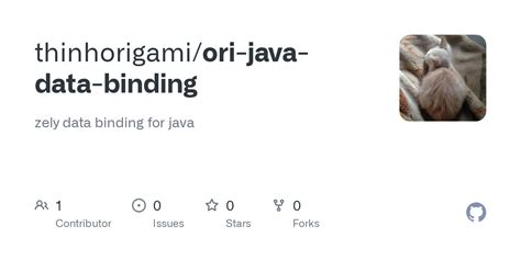 Github Thinhorigamiori Java Data Binding Zely Data Binding For Java