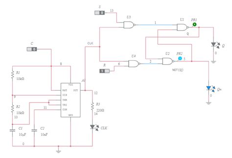 sr latch with enable multisim live