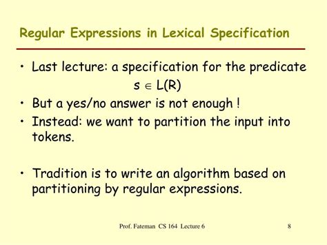 Ppt Implementation Of Regular Expression Recognizers Powerpoint