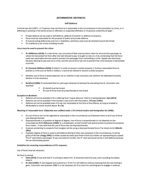 Legal Defenses In Criminal Cases Pdf Crime And Violence Justice