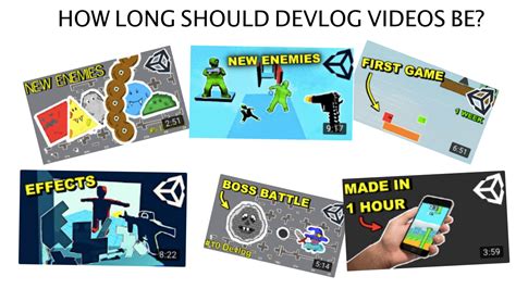 What Do You Think How Long Should Game Devlog Videos Be R VideoGameDevelopment
