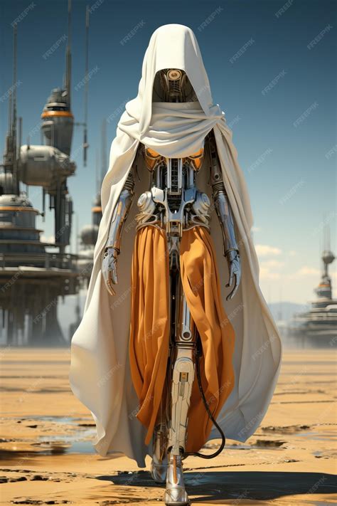 Premium Photo A Robot In A Desert Premium Photo A Robot In A Desert