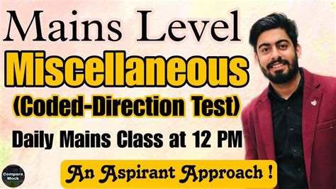 Mains Reasoning Coded Direction Test Sbi Ibps Mains Quareas Youtube