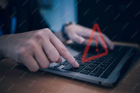 Premium Photo Warning Signs To Be Aware Of The Dangers Of Being Hacked By Hackersinternet