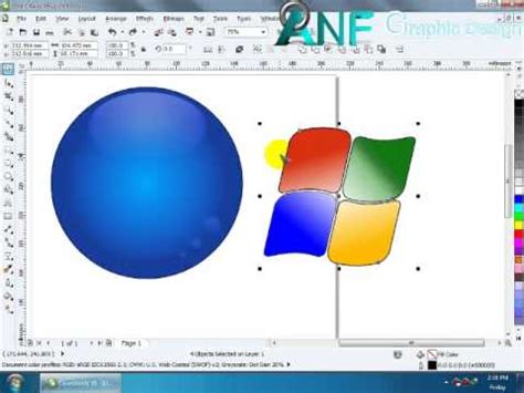 Make Windows Logo In Coreldraw YouTube