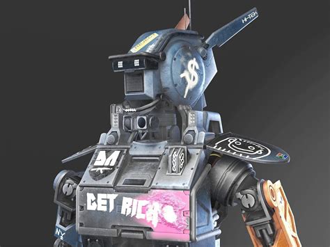 Chappie Robot 3d Model By Squir