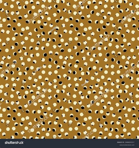 Geometric Polka Dot Seamless Halftone Pattern Stok Vektör Telifsiz 2486831517 Shutterstock