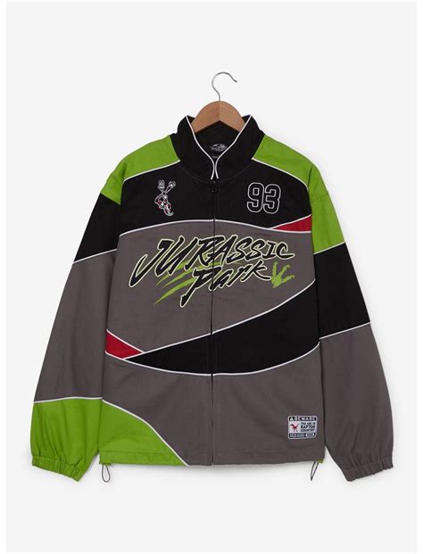 Jurassic Park Camo Windbreaker Jacket Boxlunch Exclusive Boxlunch