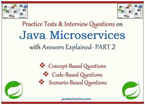 Java Microservices Mcqs Practice Test Javatechonline
